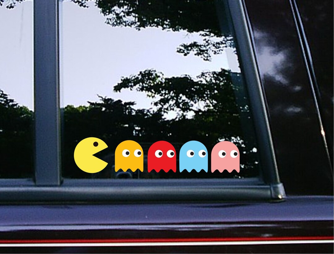 Pac-man Ms. or Mr Games Retro Gaming Car Decals Anime-anime Family ...
