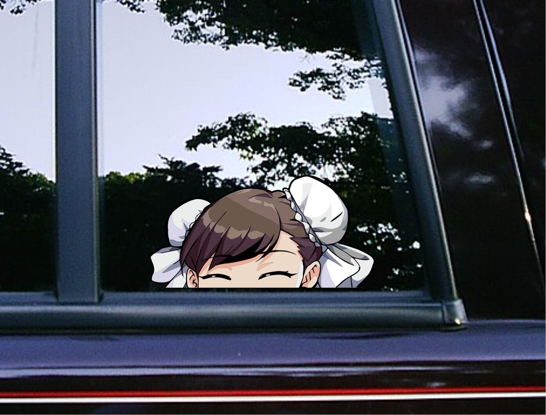 Chun Li Peeker Peeking Car Decals Pop Culture Street Fighter Android ...