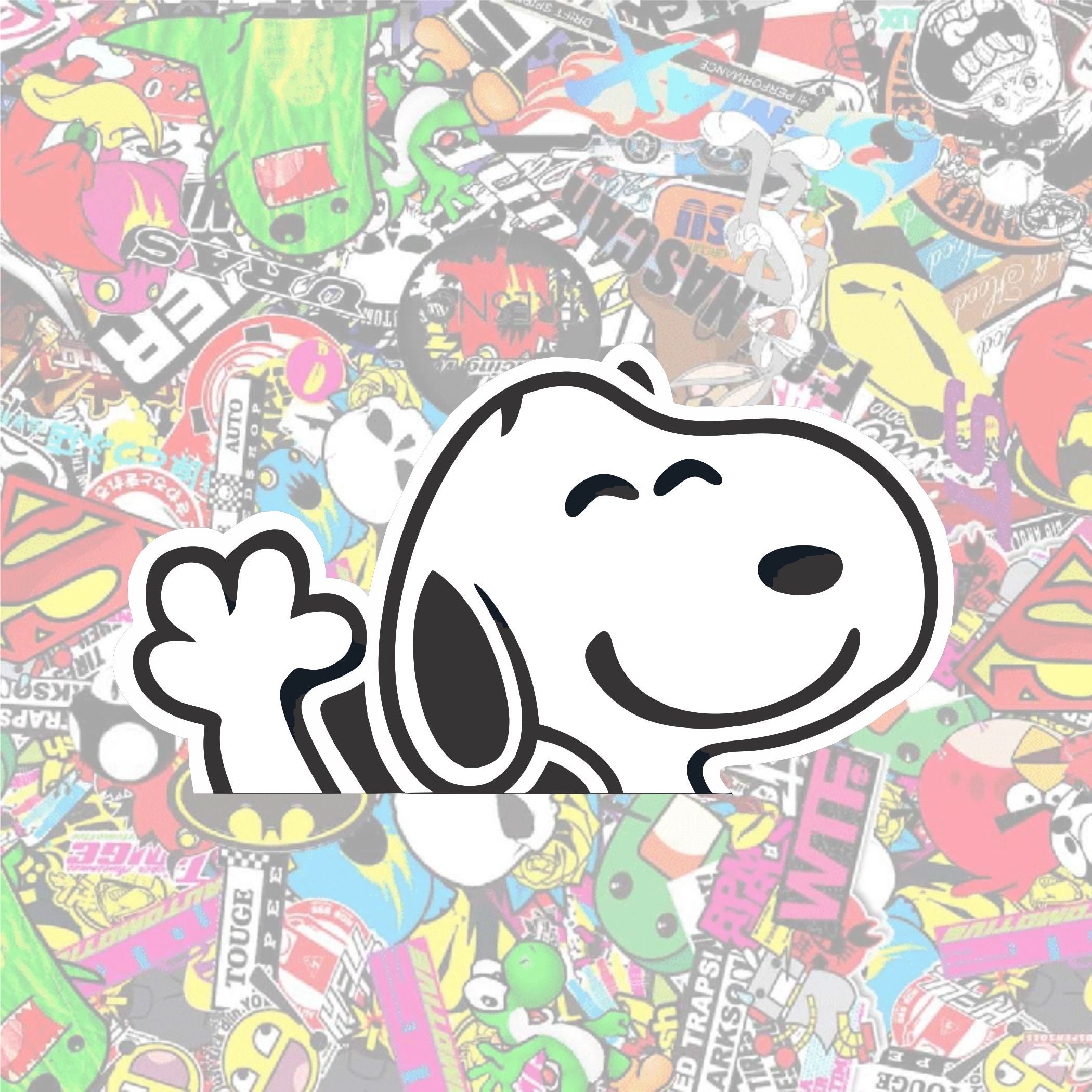 Snoopy Peeker Peeking Comic Characters Pop Culture 90s - Etsy Canada