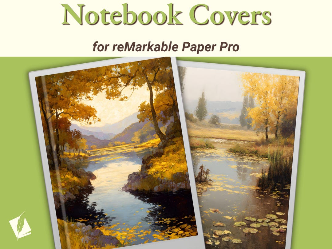 Fall Landscapes Remarkable Paper Pro Notebook Covers: Digital Autumn ...