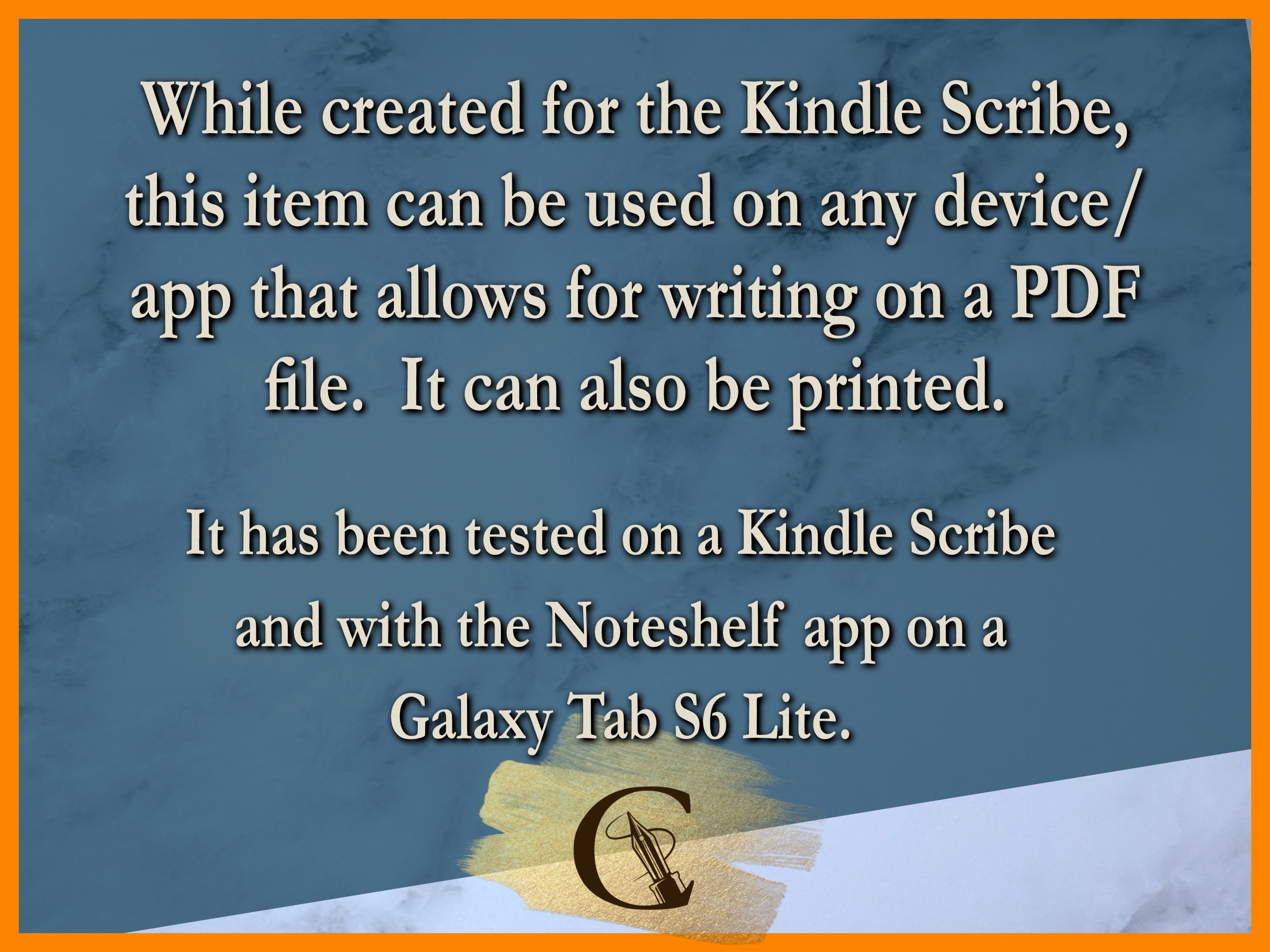Kindle Scribe Blank Notebook Kindle Scribe Template Pdf With Hyperlinks ...