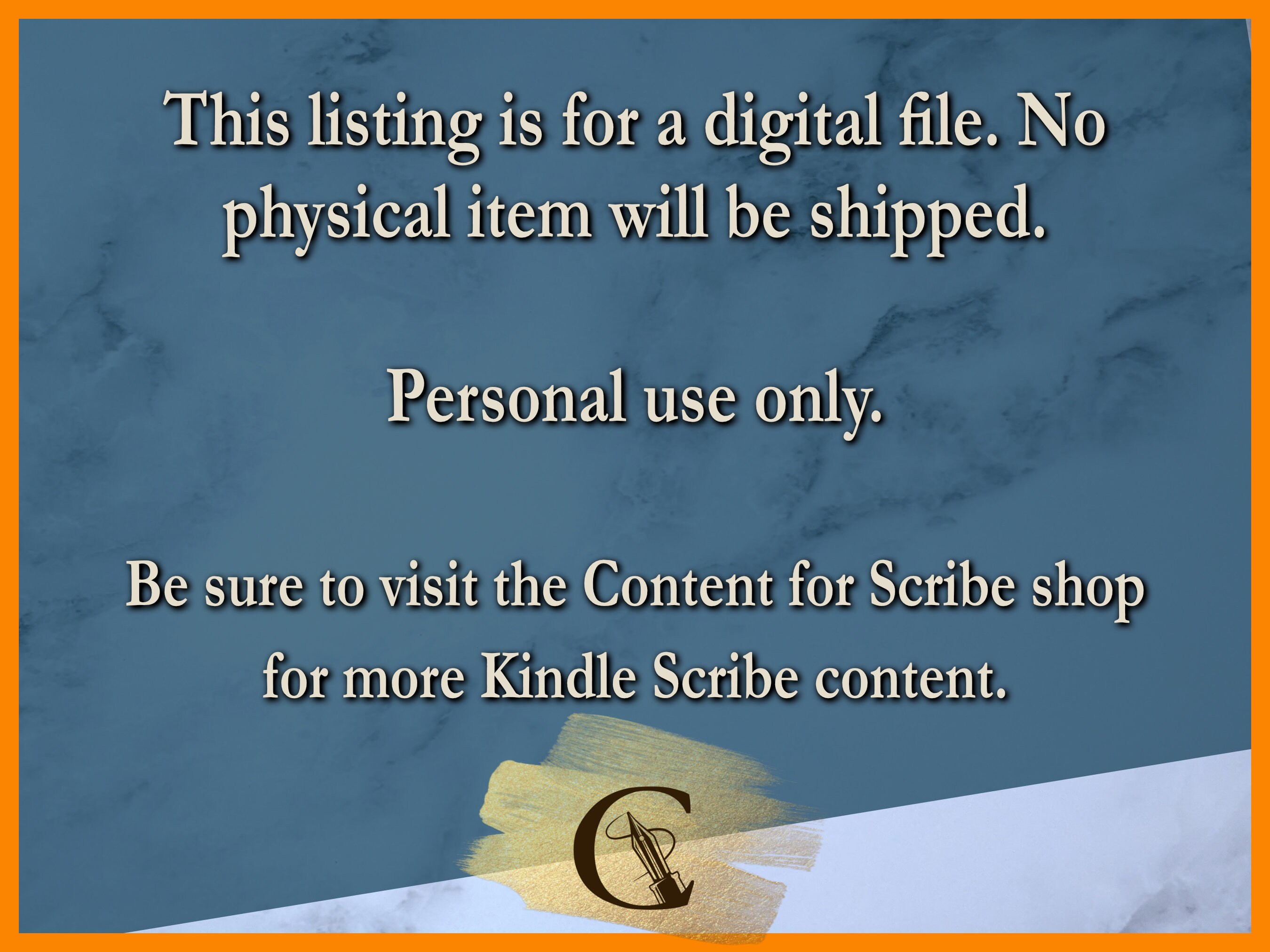 Kindle Scribe Blank Notebook Kindle Scribe Template Pdf With - Etsy