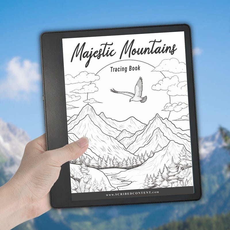 Tracing Book for Kindle - Etsy