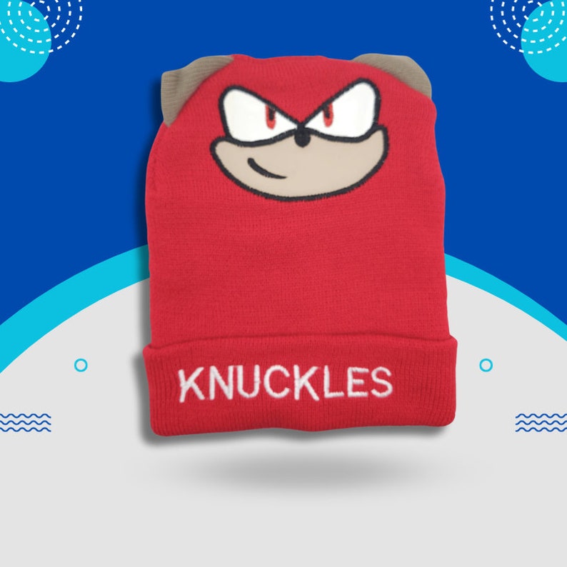 Gorros Para Niños De Sonic (sonic, Ami, Knuckles, Shadow, Tails) - Etsy