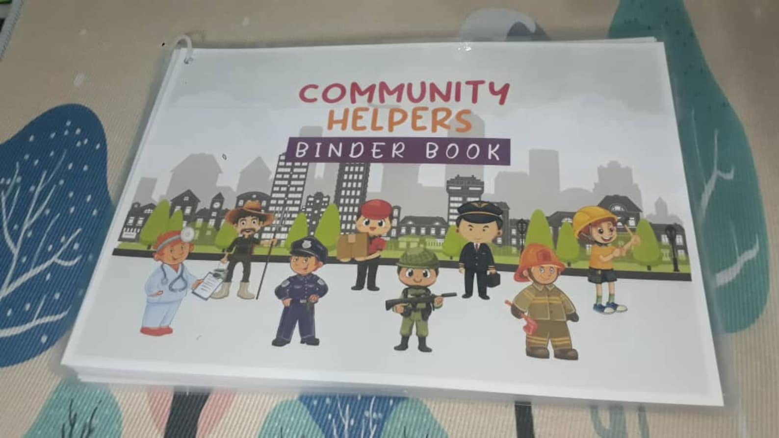 Community Helpers Busy Book | Toddler Learning Binder (printable) - Etsy