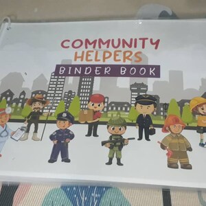 Printable Community Helper Binder Book | Busy Book Printable Pack for ...