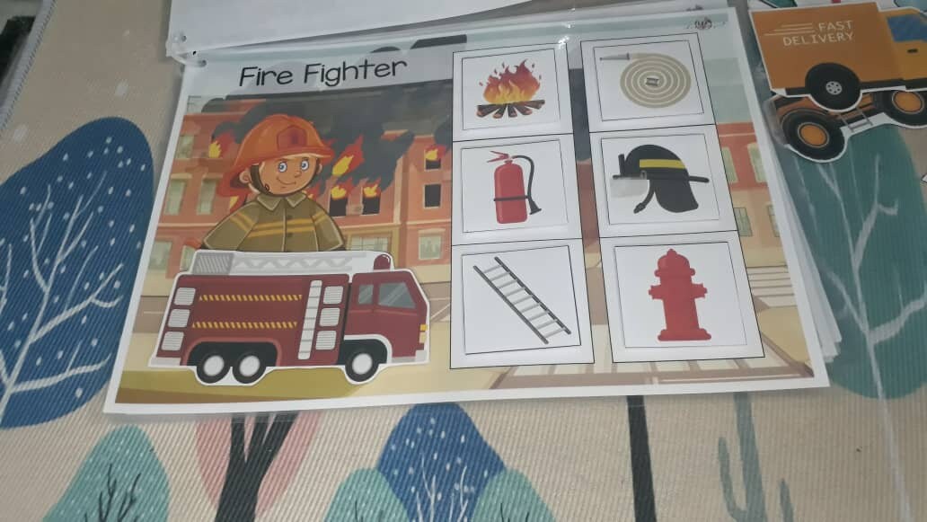 Printable Community Helper Binder Book | Busy Book Printable Pack for ...