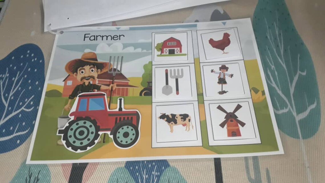 Community Helpers Busy Book | Toddler Learning Binder (printable) - Etsy