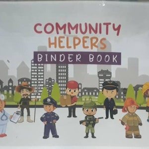 Printable Community Helper Binder Book | Busy Book Printable Pack for ...