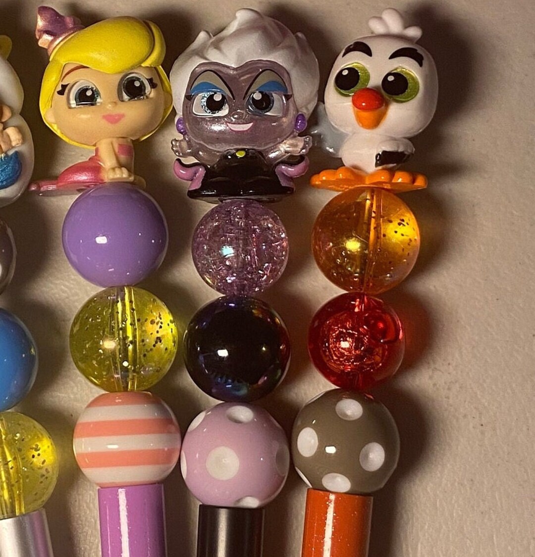 3 Piece the Little Mermaid Doorable Pens - Etsy