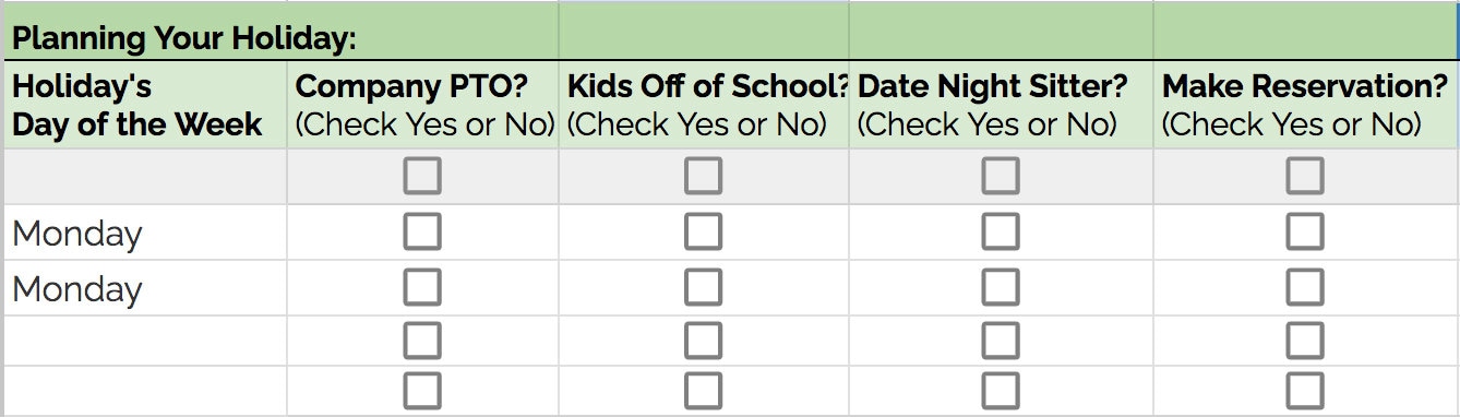 Holiday Planning 2024 Printable Digital File - Etsy