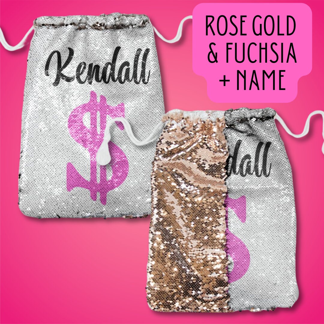 Sequin Pull String Money Bag for Stripper Gift for Exotic Dancer ...