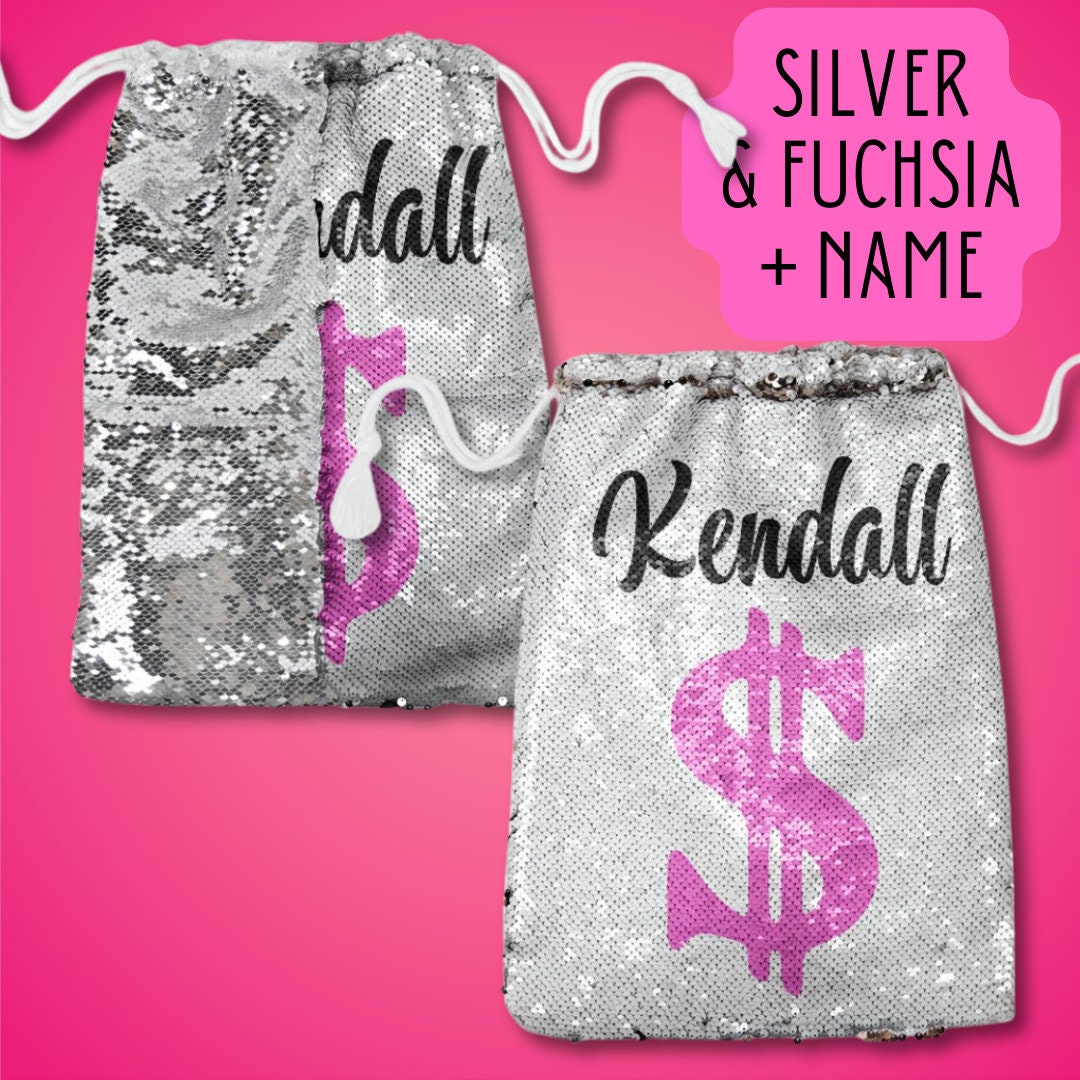 Sequin Pull String Money Bag for Stripper Gift for Exotic Dancer ...