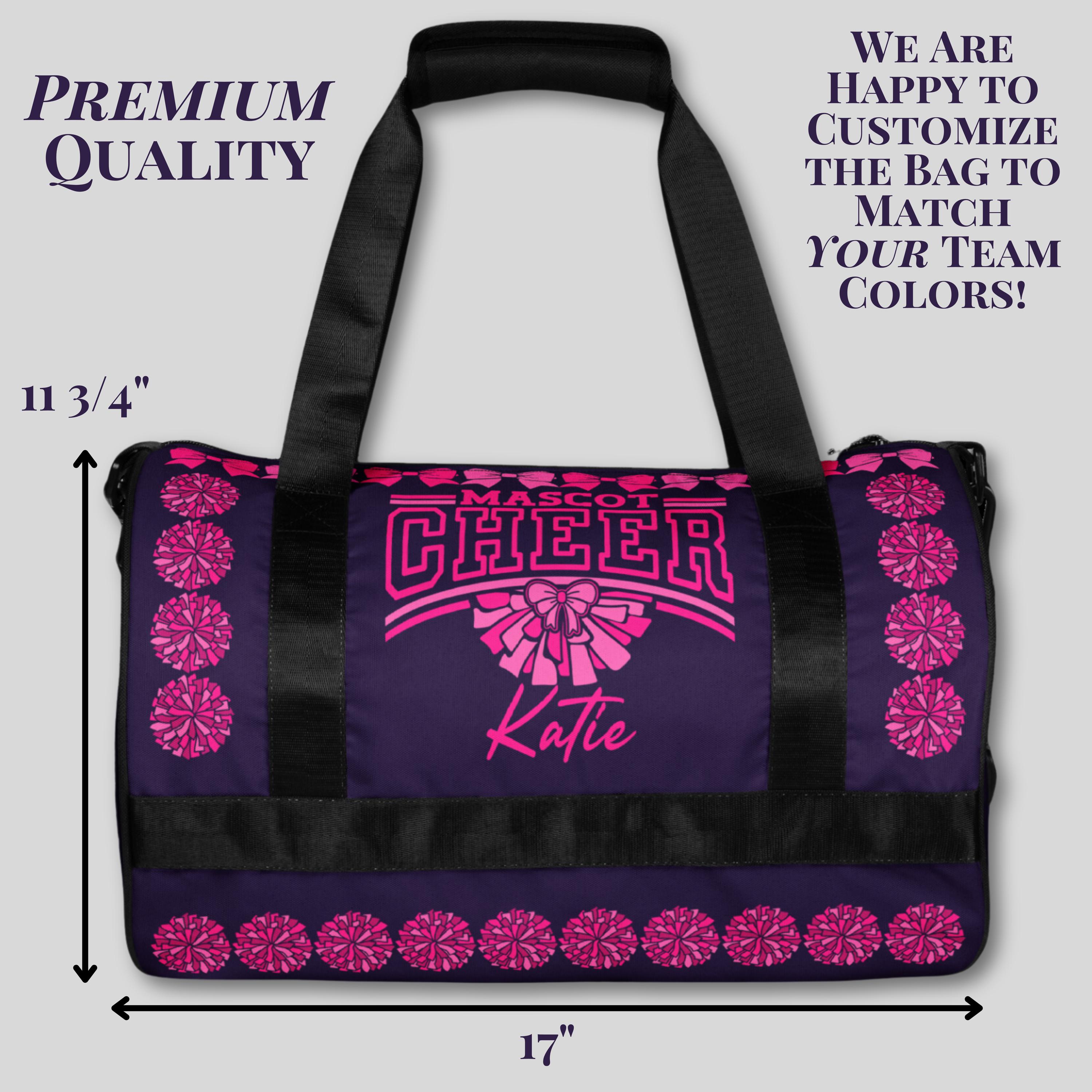 Personalized Cheerleader Duffel Bag Custom Name Cheerleading School Bag ...