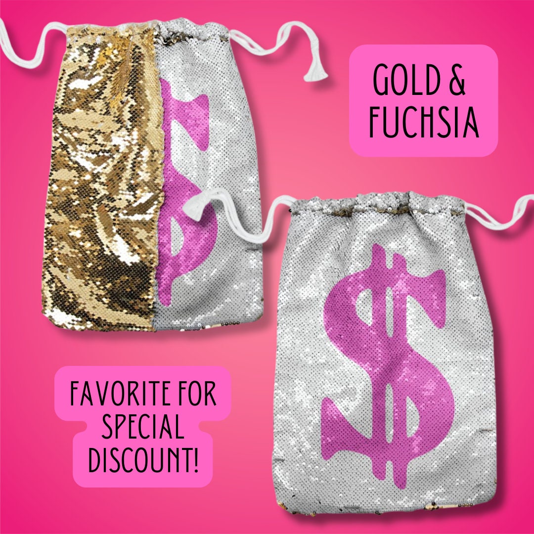 Sequin Pull String Money Bag for Stripper Gift for Exotic Dancer ...