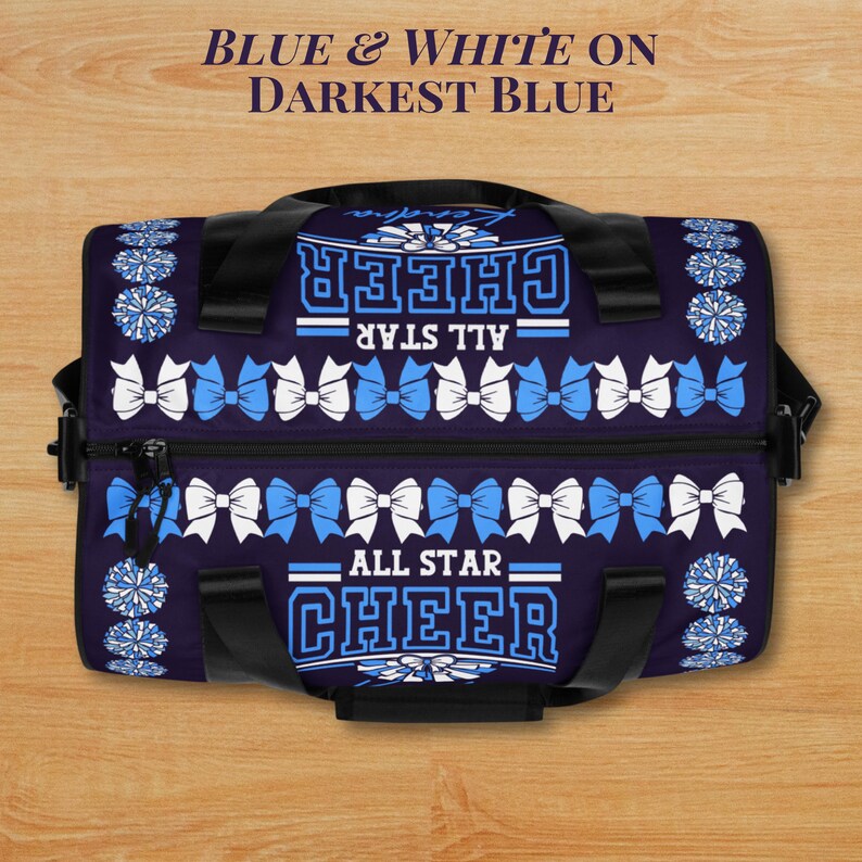 Personalized Cheerleader Duffel Bag Custom Name Cheerleading School Bag ...