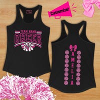 Cheer Mom, Leopard Print Tank, Cheer Mom Tank, Cheer Mom T-shirt, Bella ...