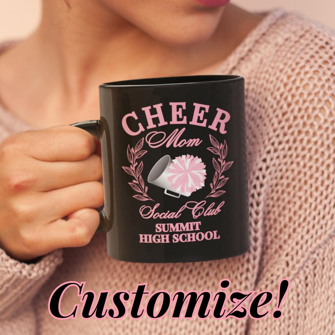 Custom Cheer Mom Mug Personalized Cheer Mom Gift for Cheerleader Mother ...
