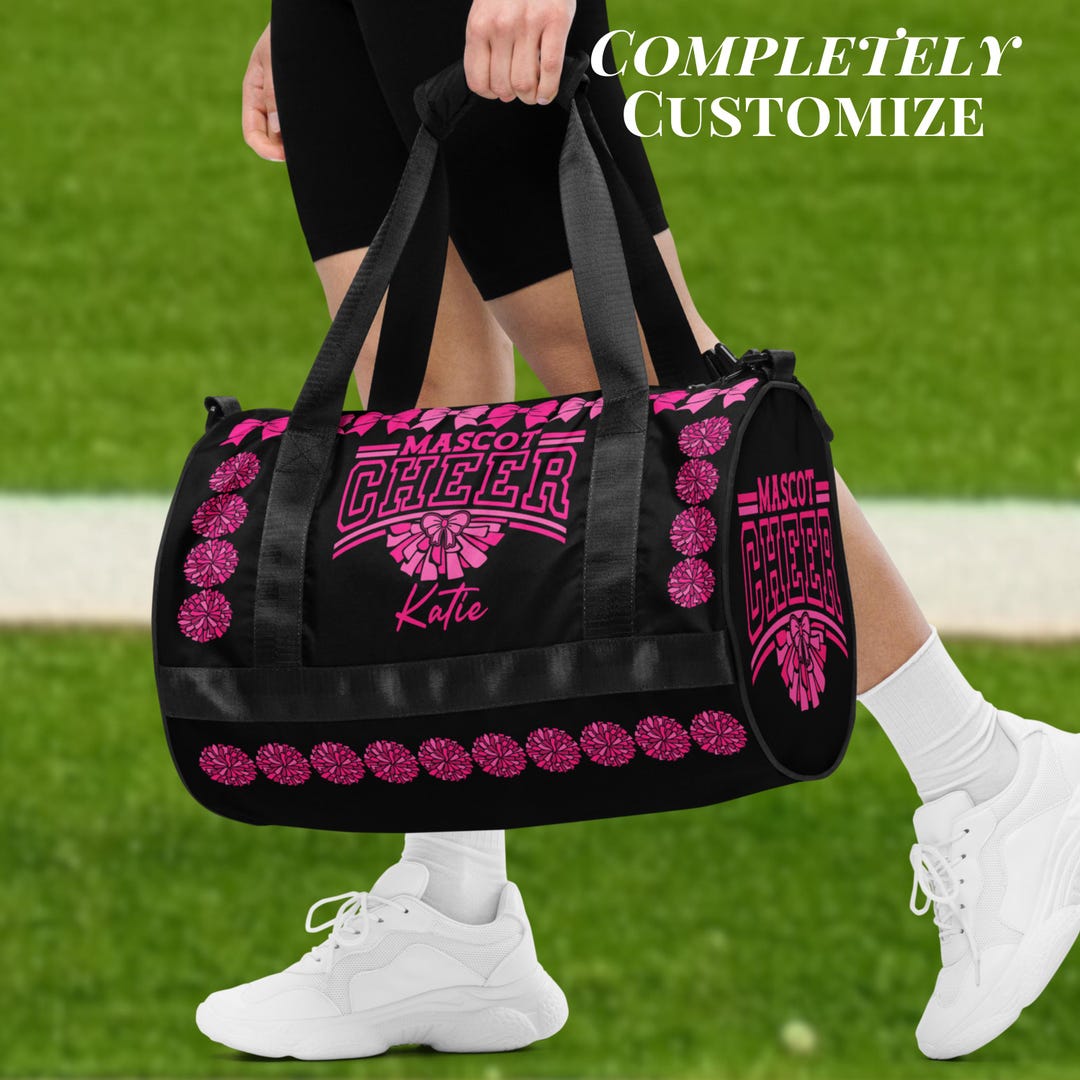 Personalized Cheerleader Duffel Bag Custom Name Cheerleading School Bag ...