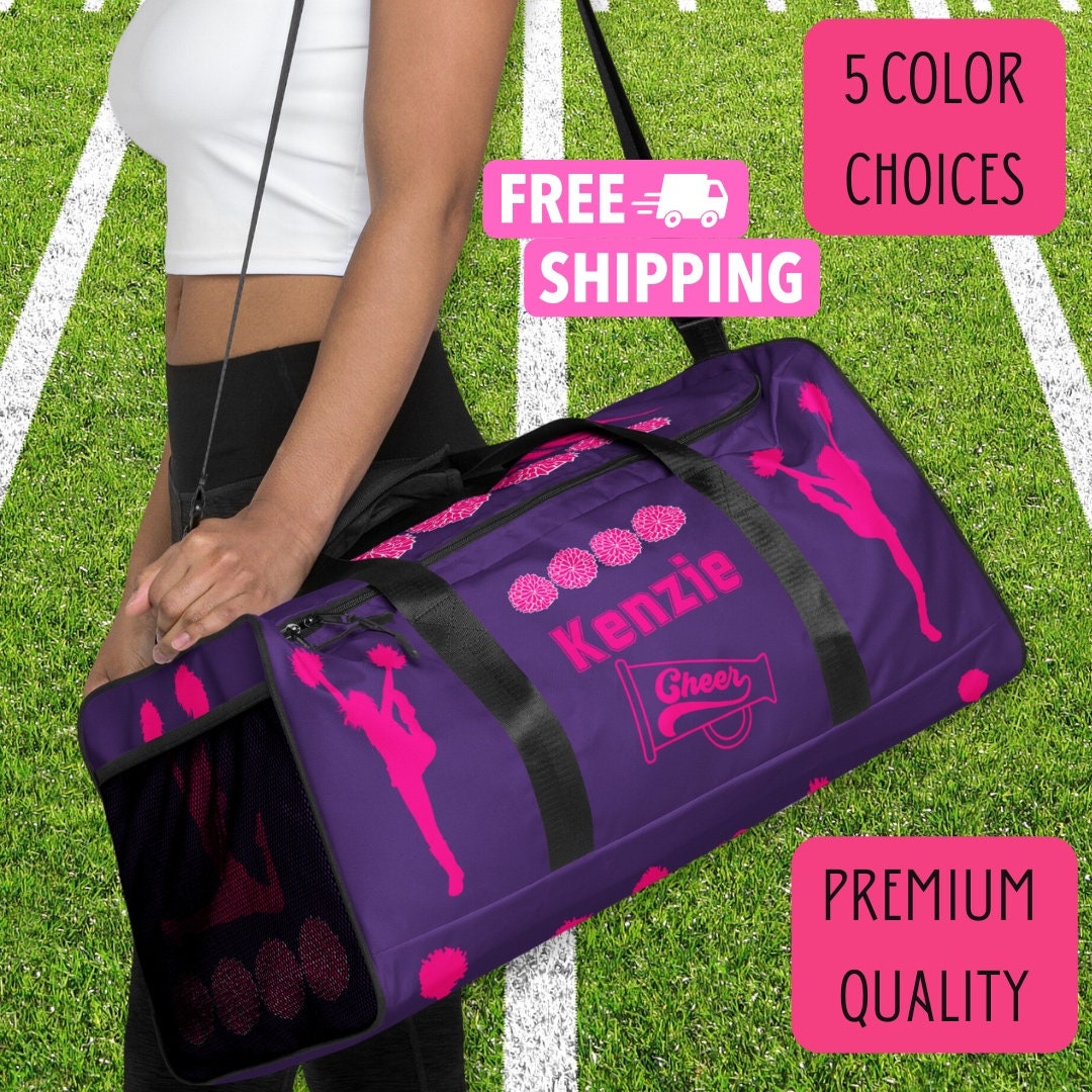 Cheerleader Bag Cheer Leading Duffle Bag Gift Personalized Cheerleader ...