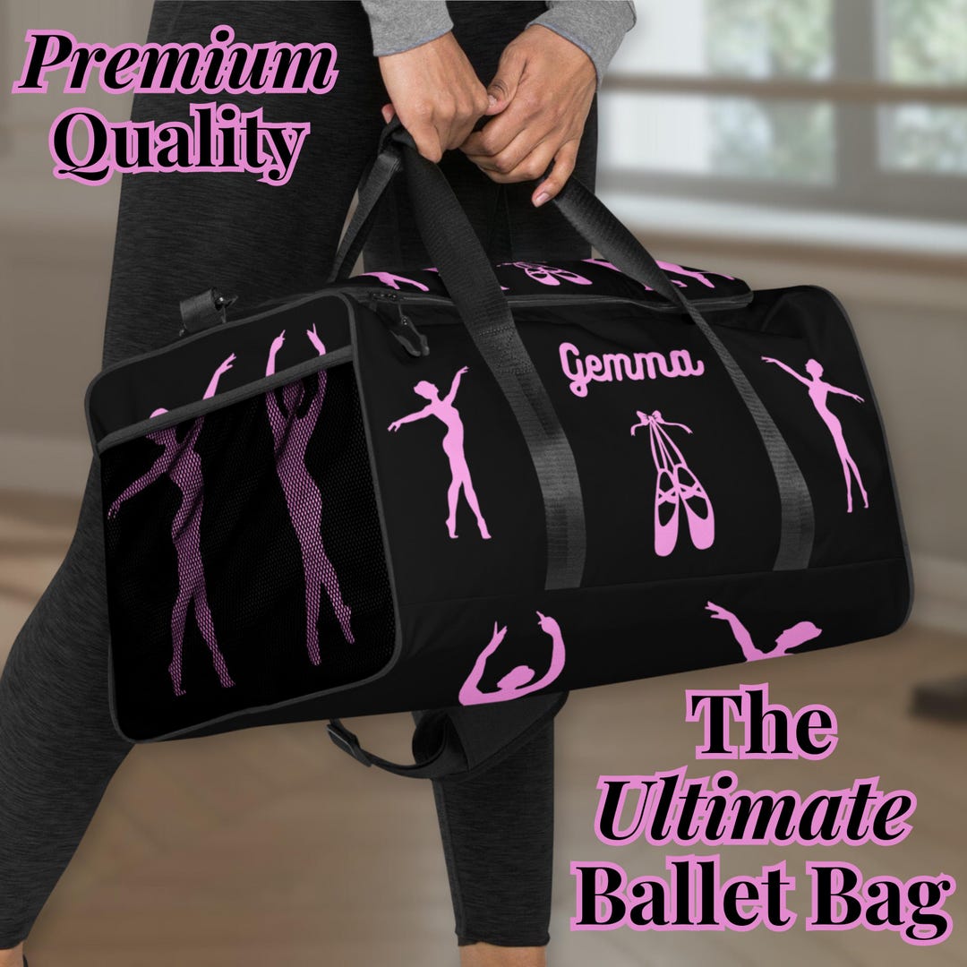 Personalized Ballet Duffel Bag Best Custom Duffel Bag for Ballet Dancer ...