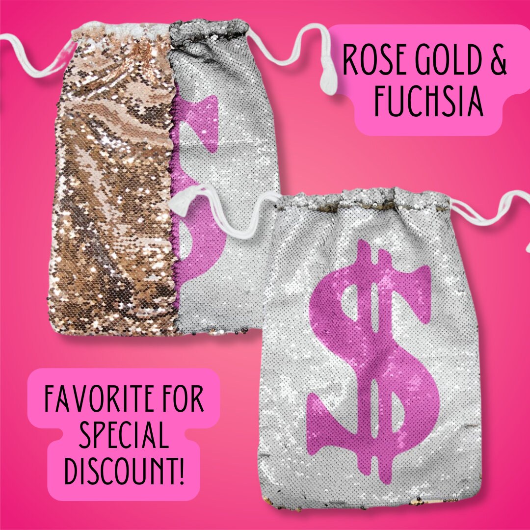 Sequin Pull String Money Bag for Stripper Gift for Exotic Dancer ...