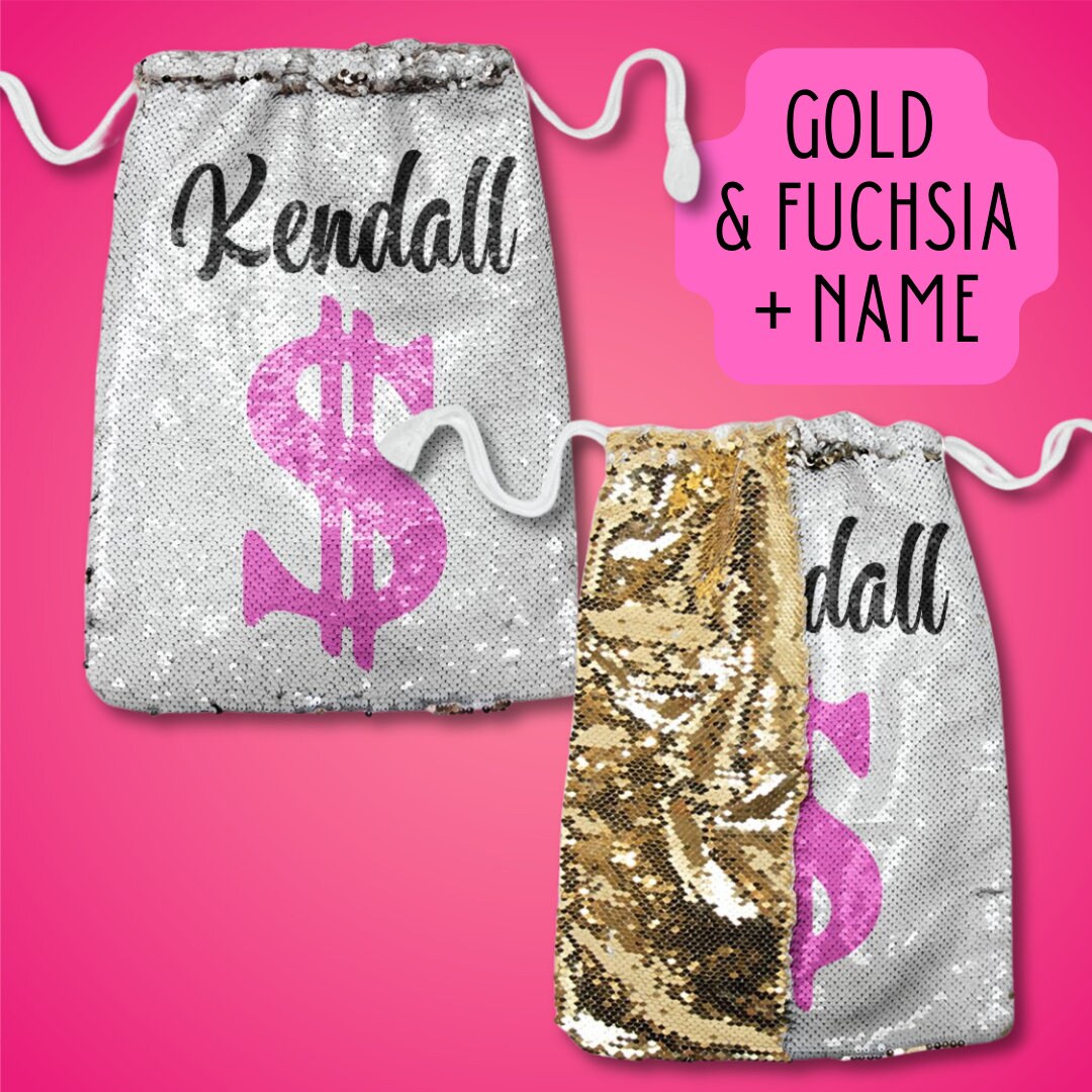 Sequin Pull String Money Bag for Stripper Gift for Exotic Dancer ...