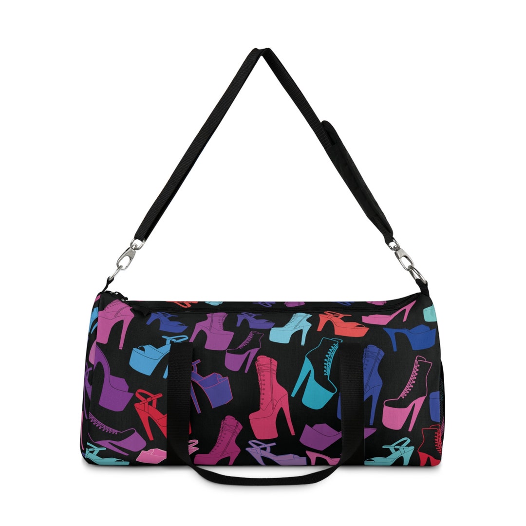 Pole Dance Duffel Bag Custom Duffle Bag for Pole Dancing Gear Stiletto ...