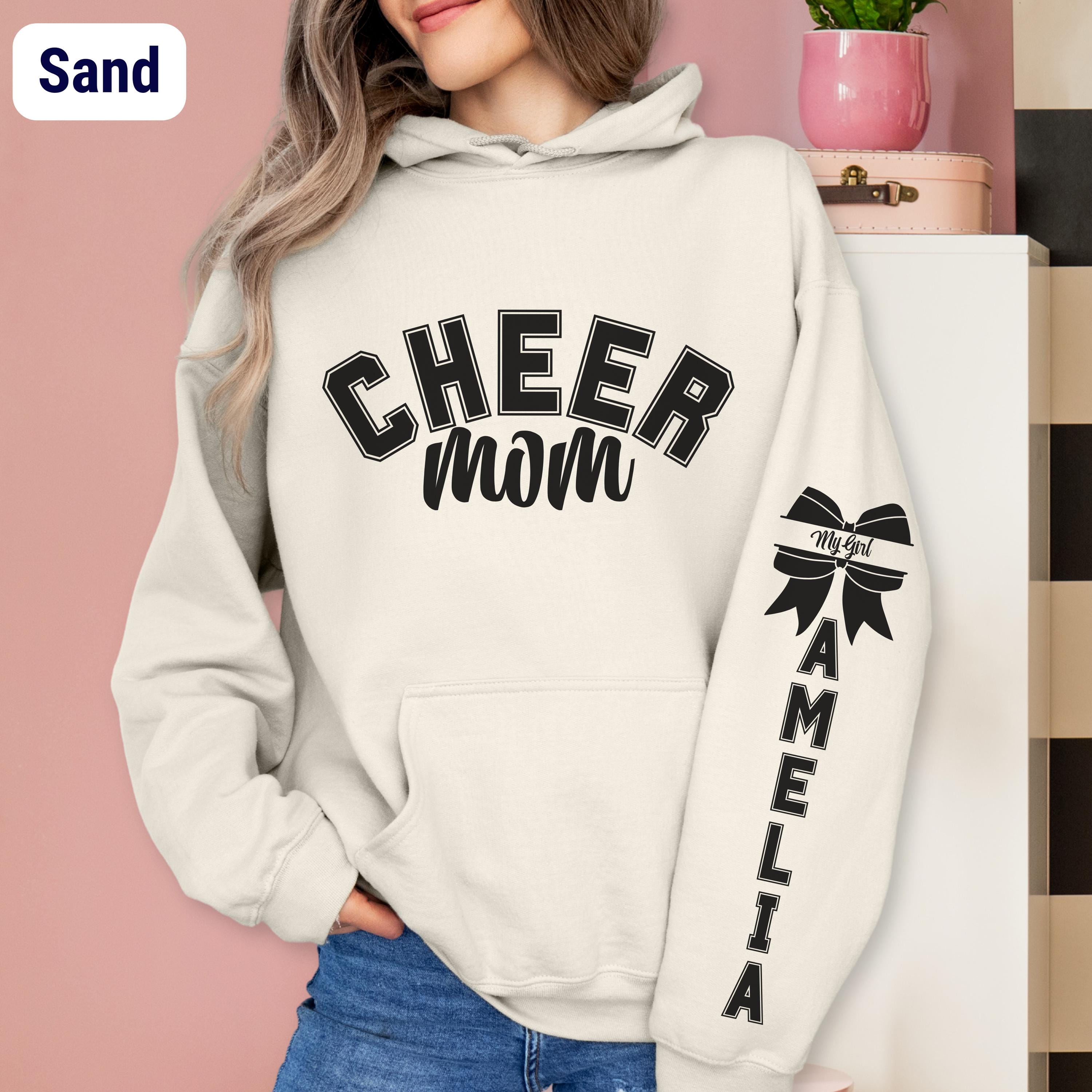 Cheer Mom Sweater Custom Cheer Mom Sweatshirt Personalized Cheer Mom ...