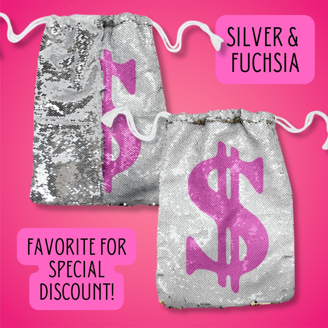 Sequin Pull String Money Bag for Stripper Gift for Exotic Dancer ...