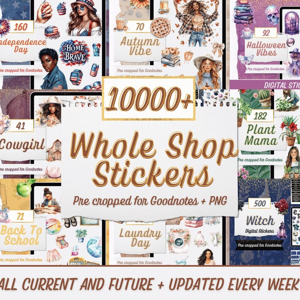 Digital Stickers - Etsy