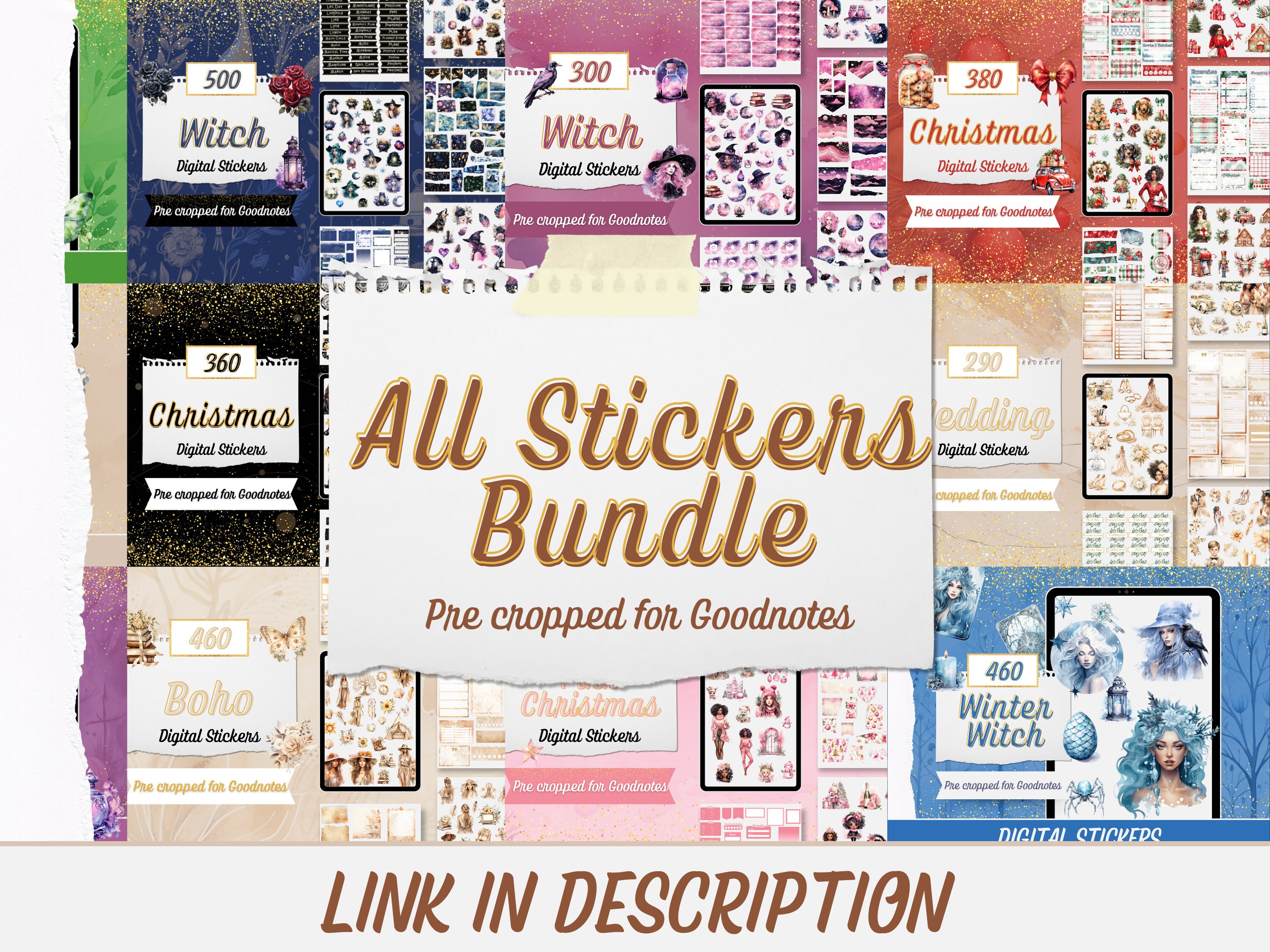 Self Care Digital Stickers, Self-care Goodnotes,92 Beauty Digital ...