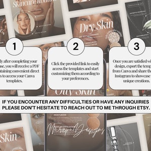 Luxury Skin Expert Instagram Templates, Skin Specialists, Beauty ...