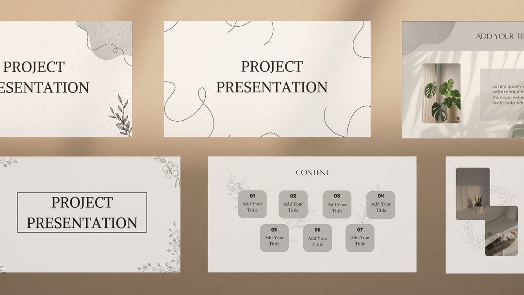 Minimalist Template Presentation 20 Slides Compatible With Canva ...