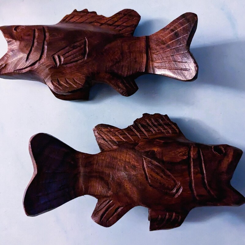 Wooden Fish Decor - Etsy