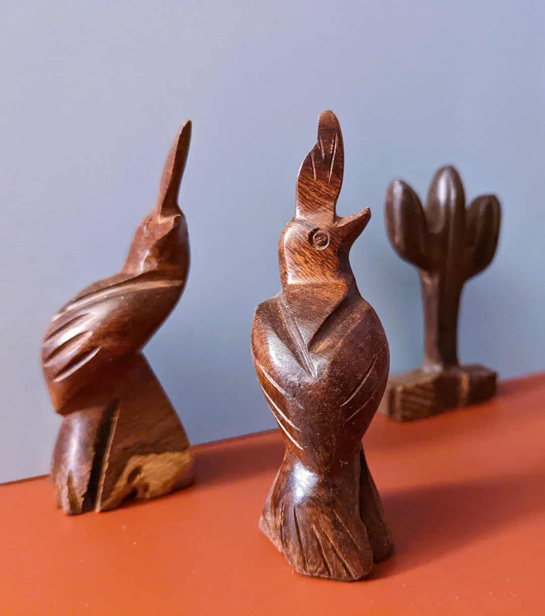 Quail Figurine, Roadrunner Figurine, Ironwood Quail Figurine, Ironwood ...