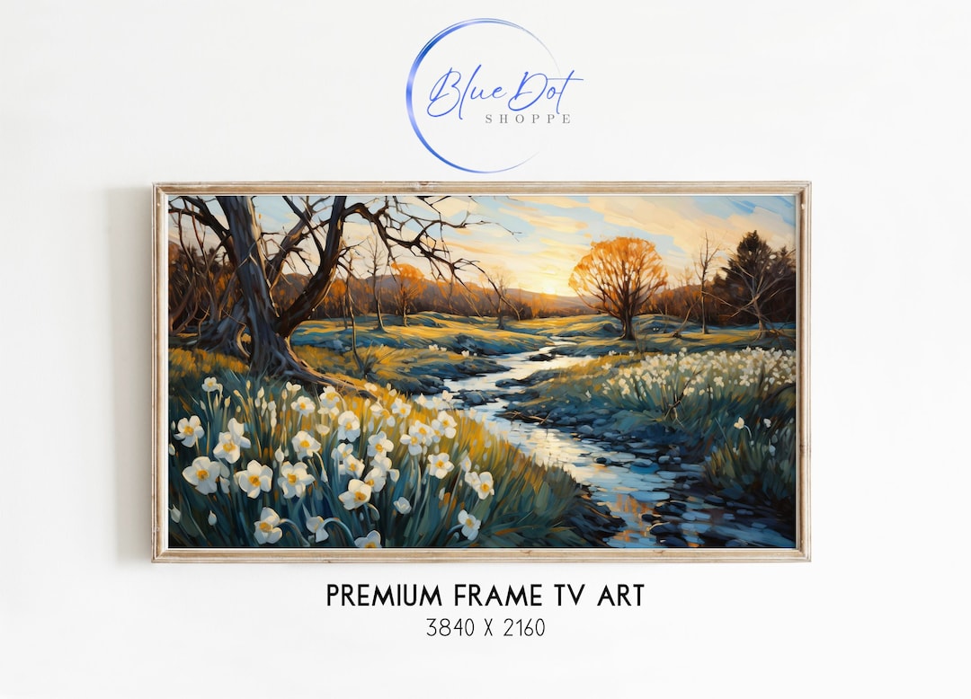Spring Landscape Samsung Frame TV Art, Scenic Digital Art for Frame TV ...