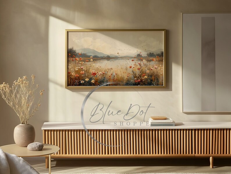 Wildflower Samsung Frame TV Art, Digital Art for Frame TV, Spring Art ...