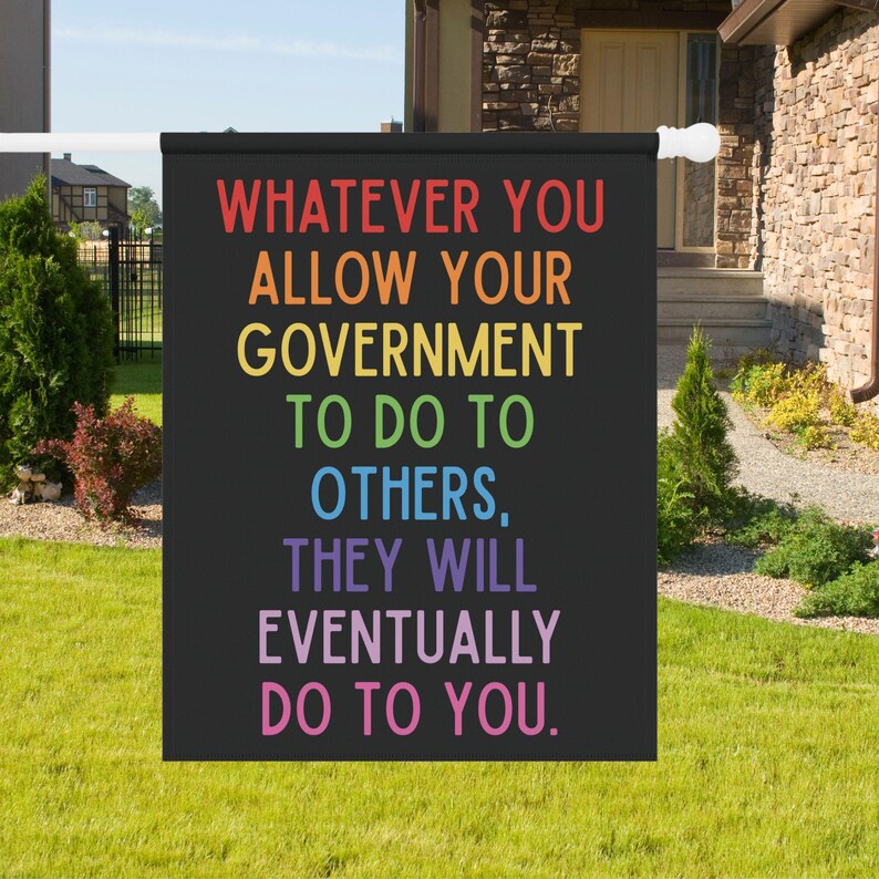 Human Rights Garden Banner Garden & House Banner | Social Justice ...