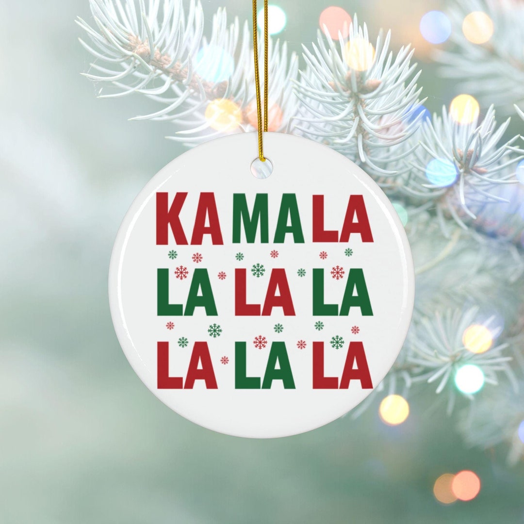 Ceramic Ornaments, Political Christmas Decor, Kamala Harris Holiday ...