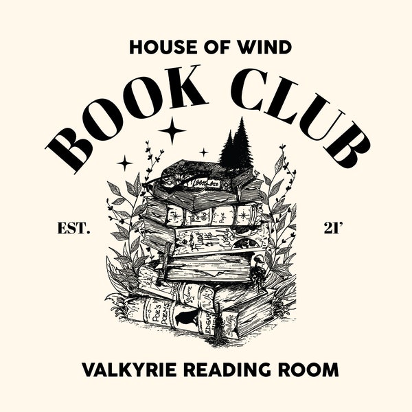 House of Wind Book Club Wall Art - Etsy