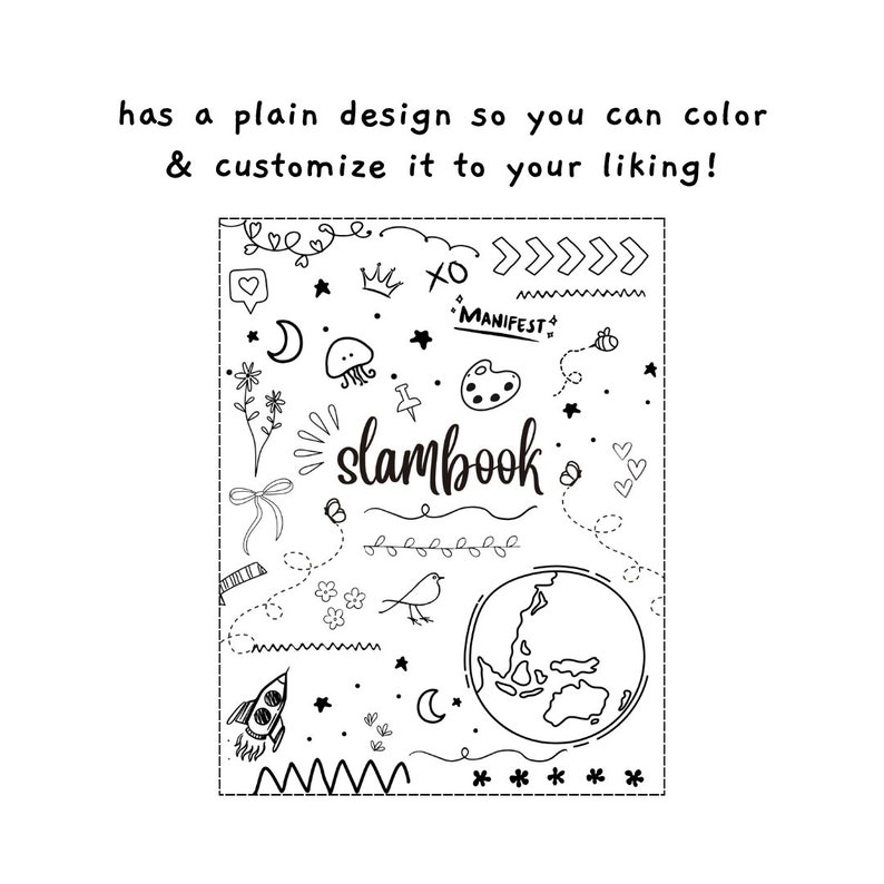 Slambook for Adults - Simple & Customizable Design | Slumbook | Digital ...