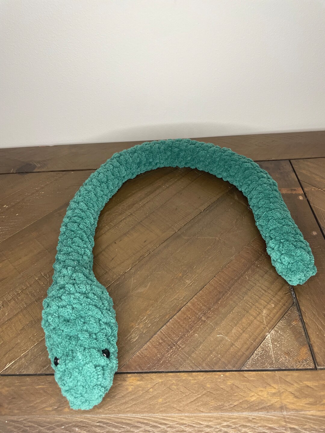 Dark Green Snake Plushy - Etsy