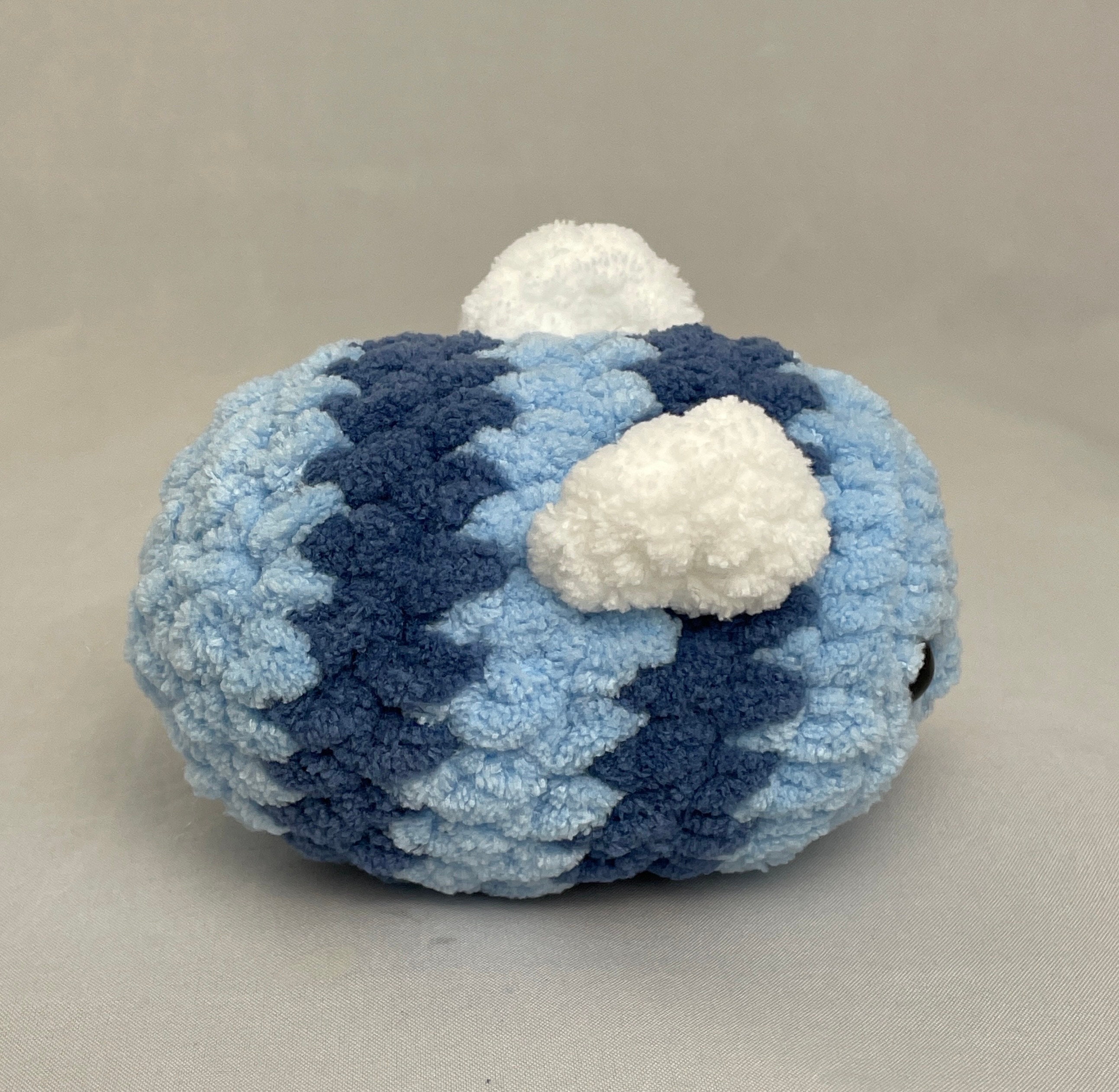 Handmade Blue Bee Plushy - Etsy
