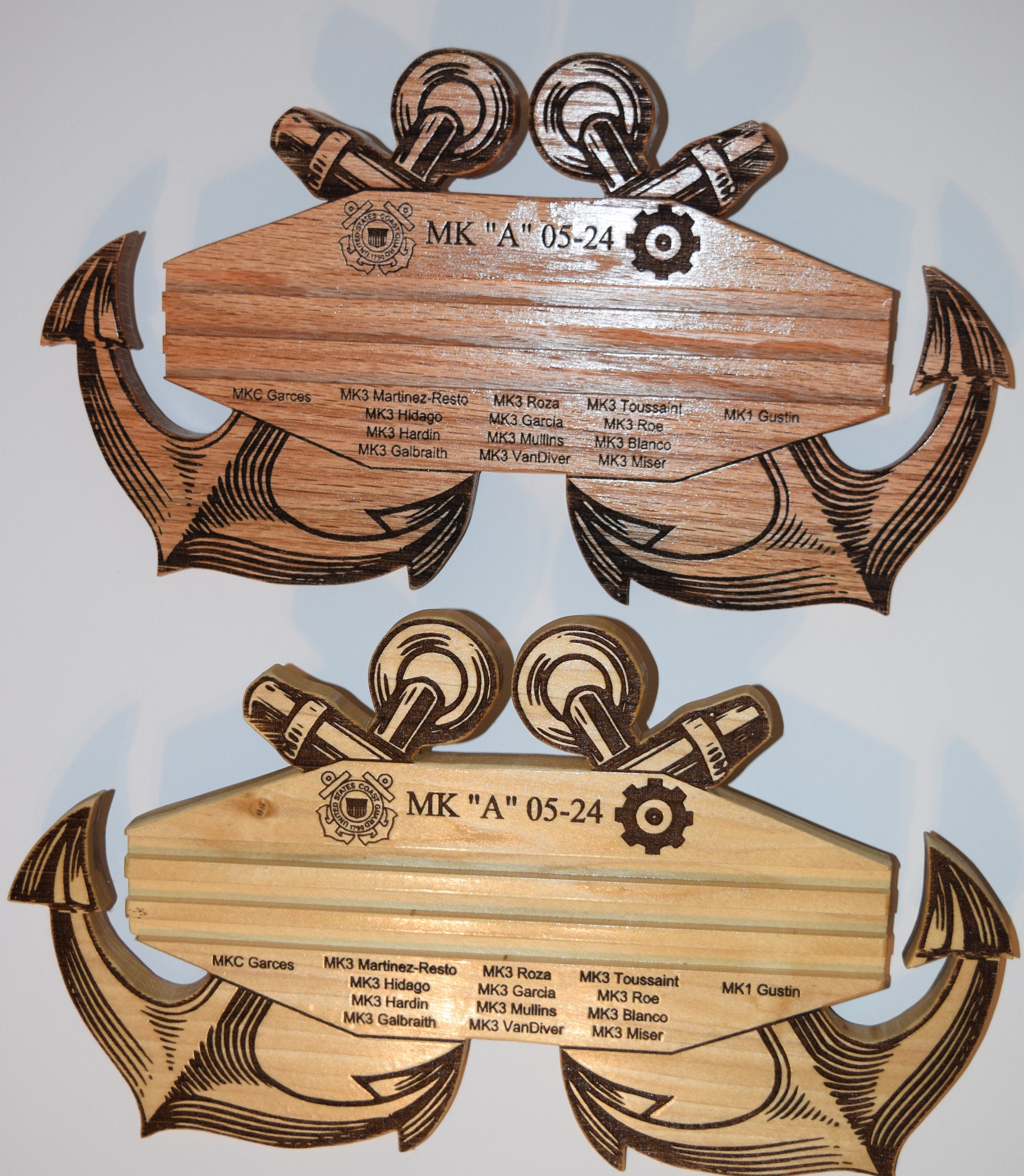 Personalized Anchor Challenge Coin Holder - Etsy