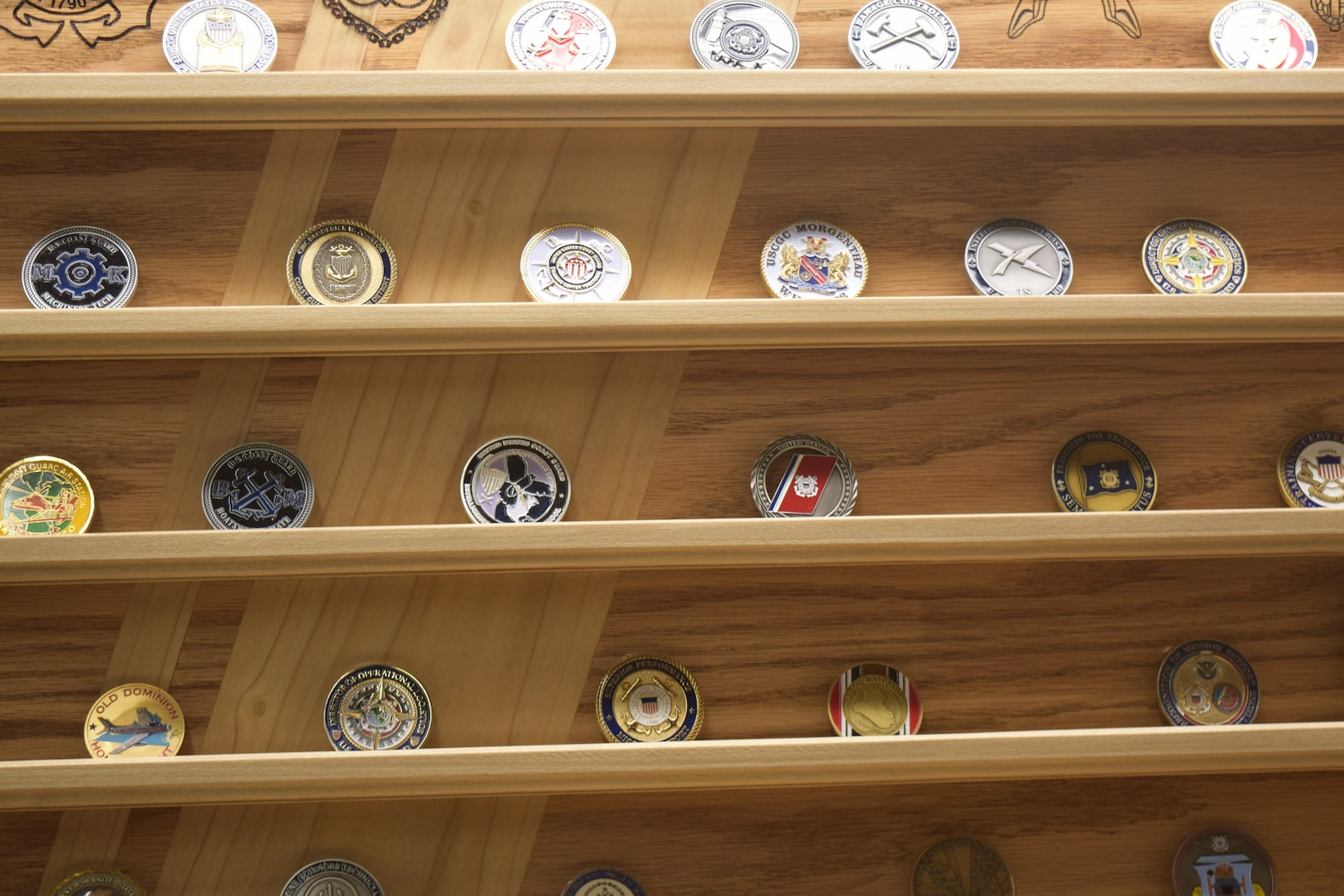 Wall-mounted Challenge Coin Holder - Etsy