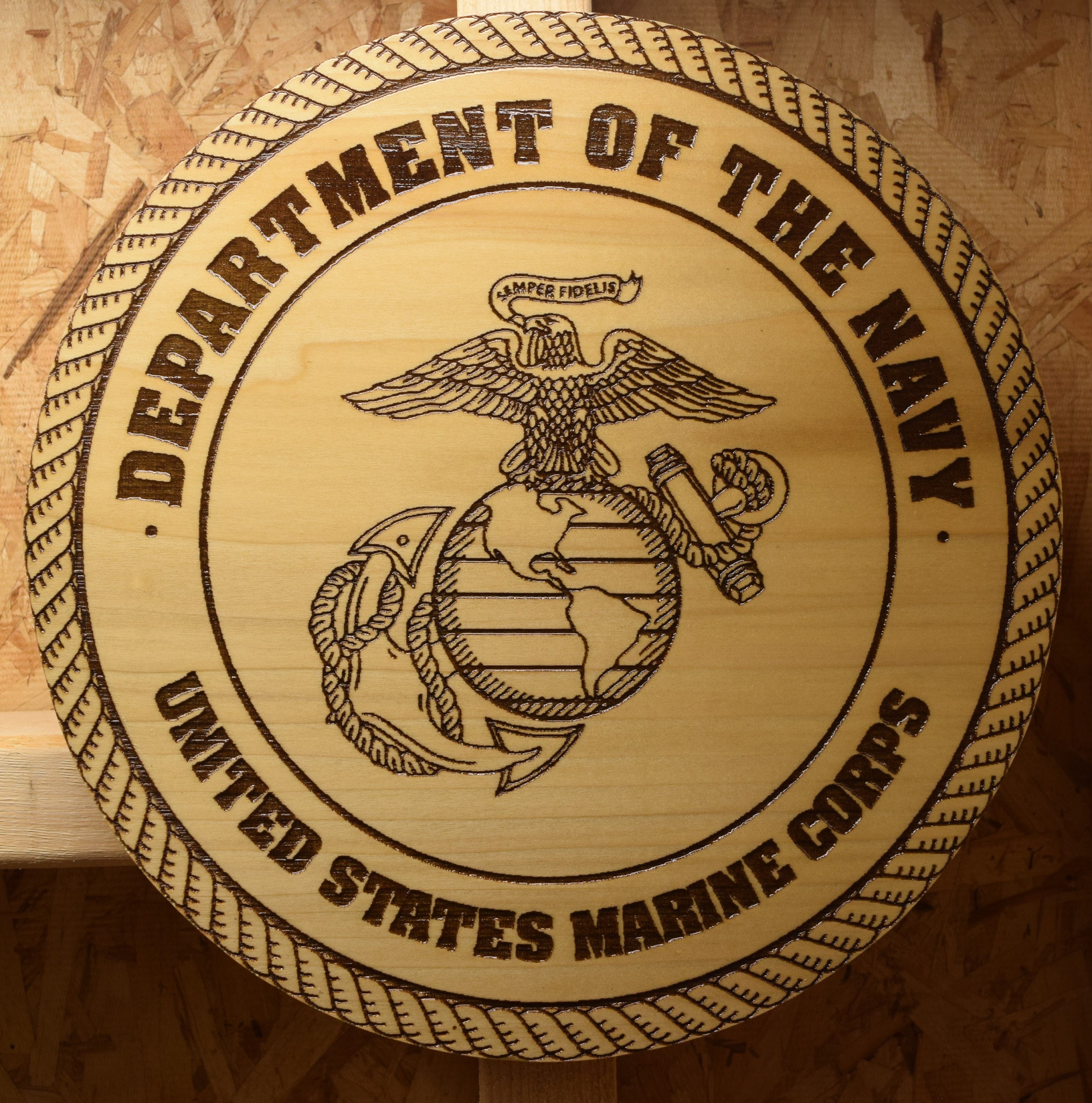 11.25" Wooden Military Branch Emblems - Etsy