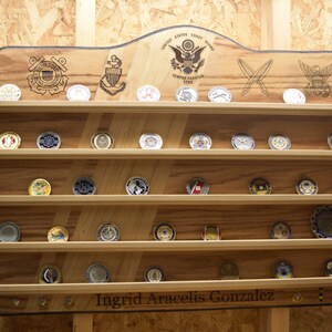 Wall-mounted Challenge Coin Holder - Etsy