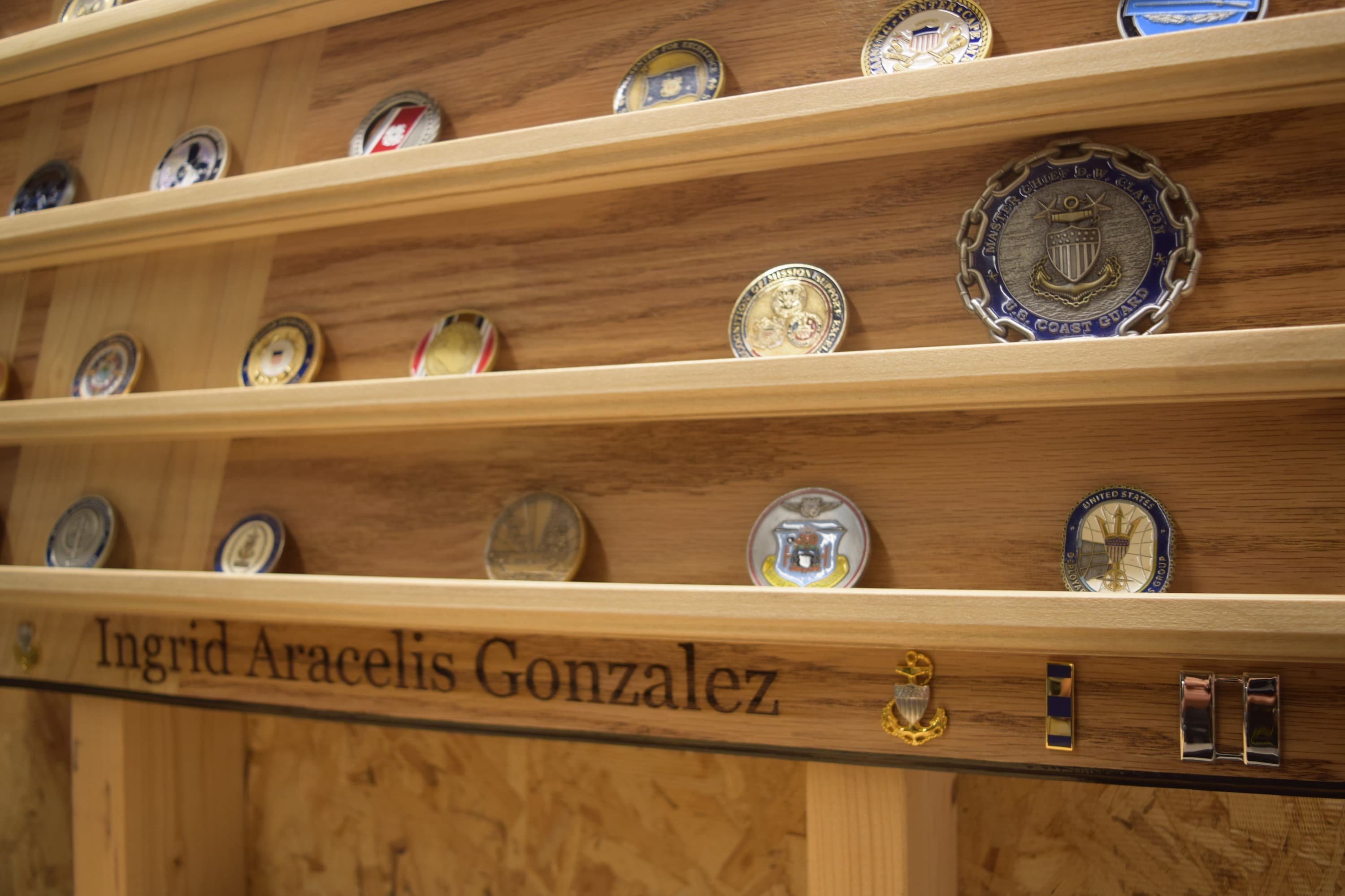 Wall-mounted Challenge Coin Holder - Etsy