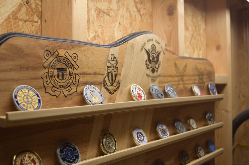 Wall-mounted Challenge Coin Holder - Etsy